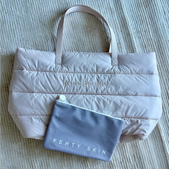 Rare Beauty | Bags | Rare Beauty Tote Fenty Skin Makeup Bag Bundle ...